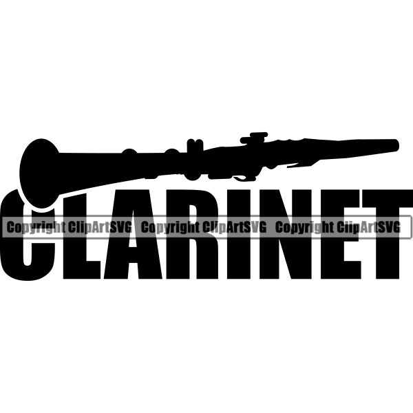 Clarinet Logo Svg - Etsy