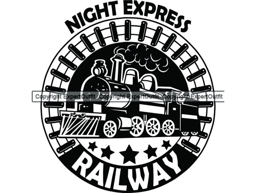 Train Locomotive Steam Engine Tracks Railroad Railway Vintage ...