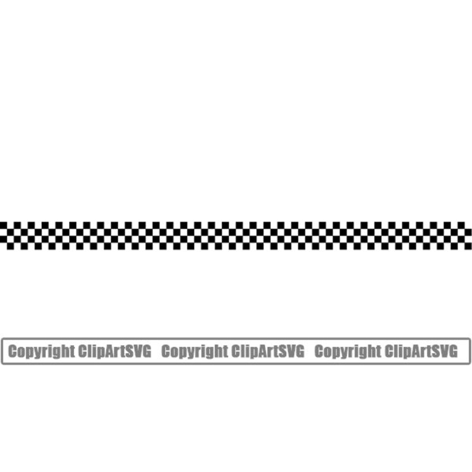 Checkered Flag Line Frame Checker Race Racing Racer Competition Sport ...
