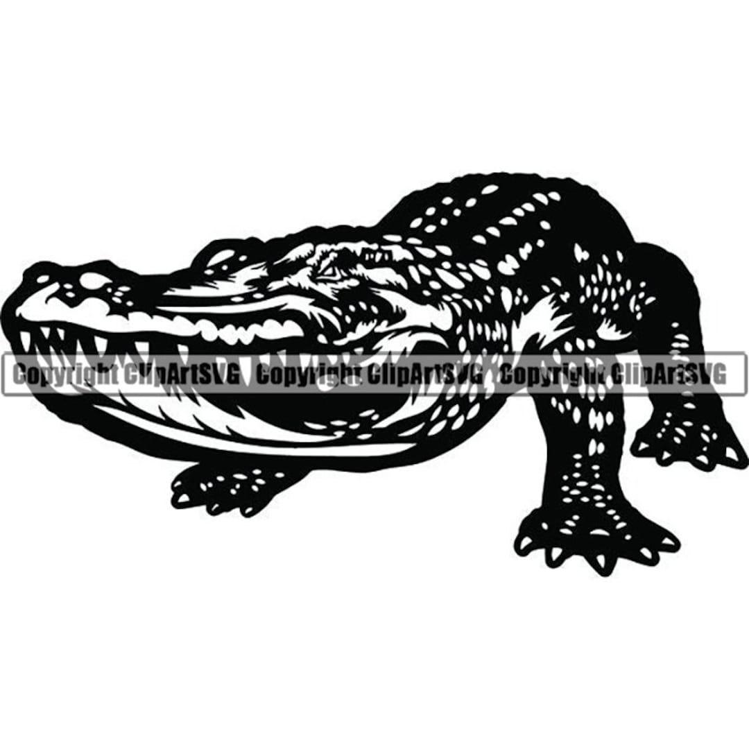Swamp Alligator Clipart