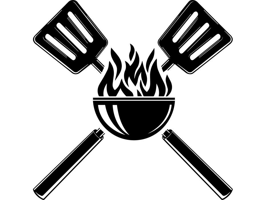 BBQ Logo 31 Grill Grilling Meat Spatula Steak Barbecue | Etsy