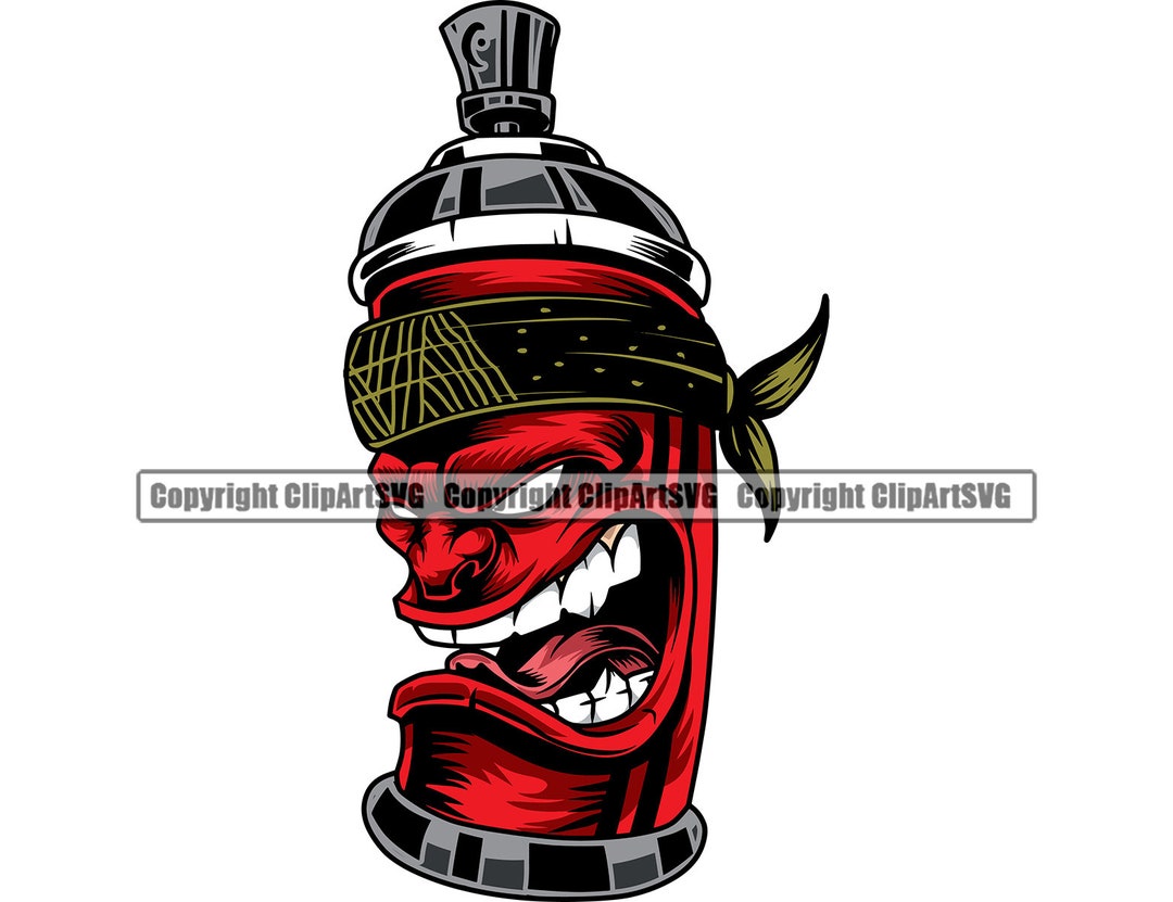 Graffiti Painting Paint Spray Can Painter Body Mechanic Design Art Wall ...