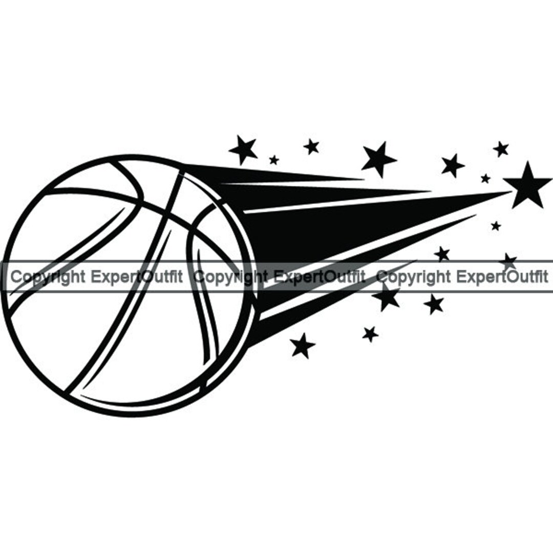 Basketball Ball Motion Fast Speed Lines Player Hoop League Equipment ...