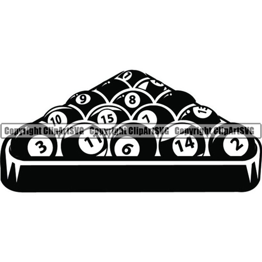 Billiards Ball Rack #5 Eight 8 Nine 9 Ball Sports Pool Game Snooker ...