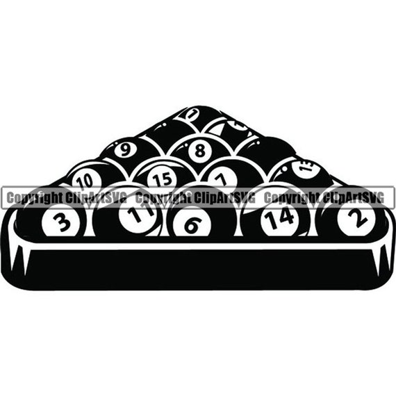 Billiards Rack Clipart