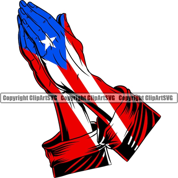 Puerto Rico Cross Vector - Etsy