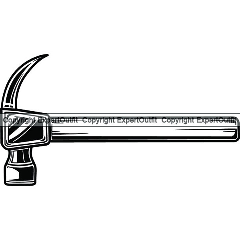 Hammer Construction Forked Claw Wood Handle Carpentry Material | Etsy