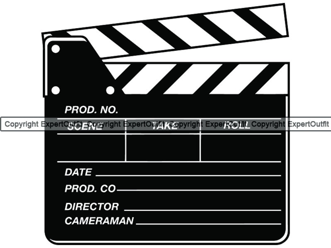Clapperboard Clapper Clapboard Clacker Slapperboard Slate Board Sound ...