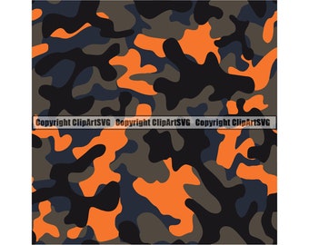 Orange Camouflage Deer Skull Hunting Golf Cart Tool Box Window - Etsy