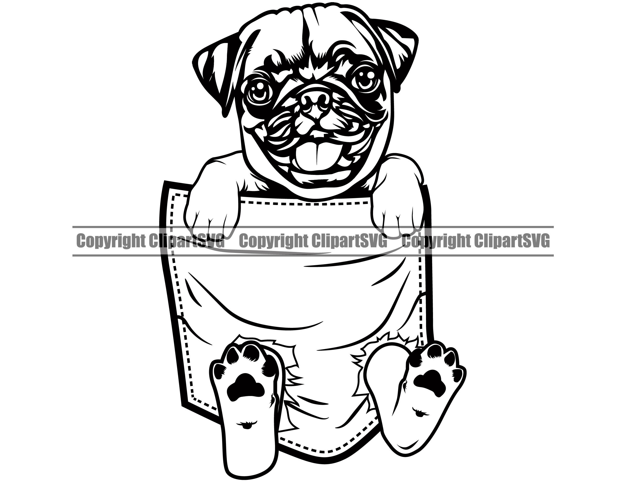 Dog Hanging Clipart