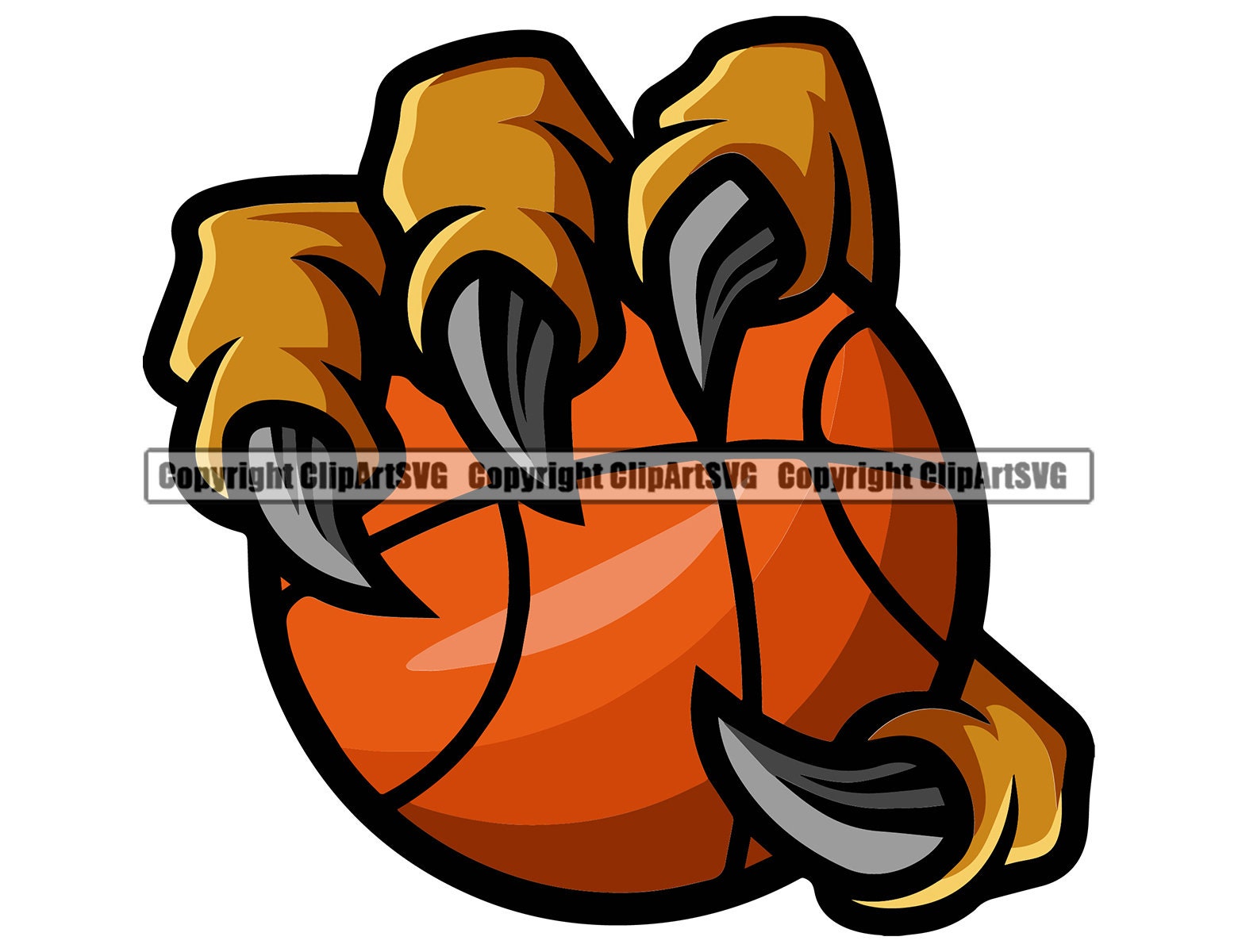 Animal Claw Hold Holding Basketball Ball Player Gym Arena League ...