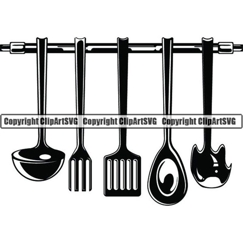 Cooking Utensils Svg - Etsy
