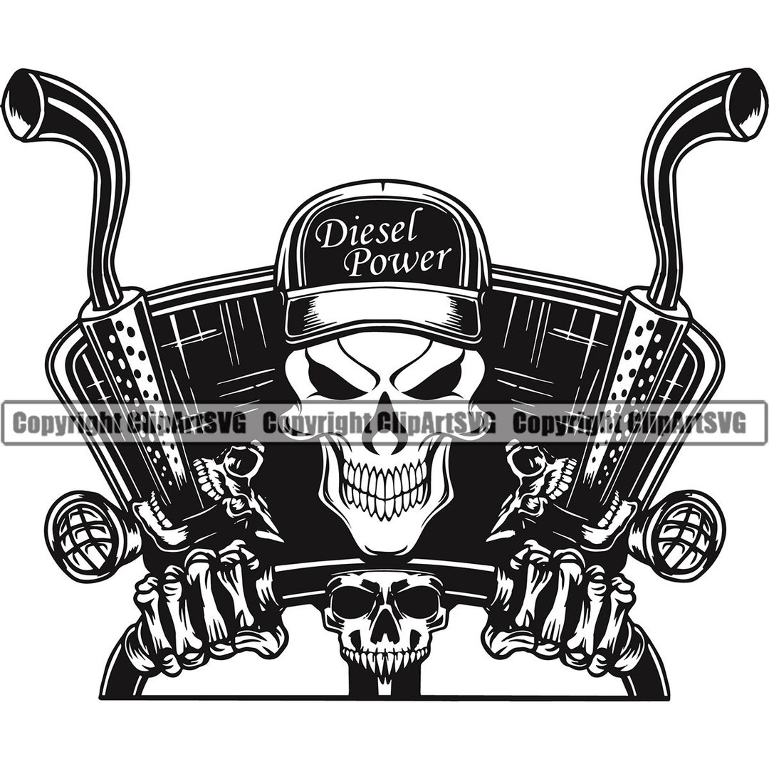Skull Skeleton Semi Tractor Trailer Trucking Truck Driver Trucker Big ...