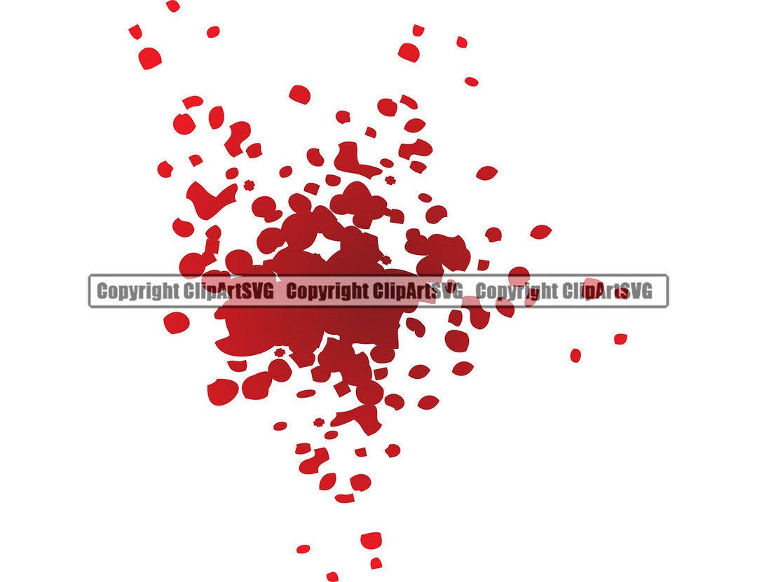 Blood Splash Splatter Splat Stain Drop Droplet Drip Liquid Paint Gush ...