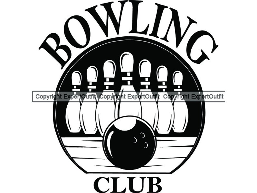 Bowling Logo Kingpin King Pin Ball Sports Bowl Game Bowler Tournament ...