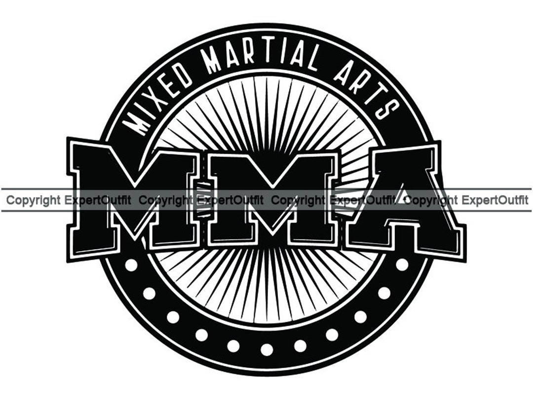 Sport MMA Text Game Combat Ground Fight Fighting Fighter Word Type ...