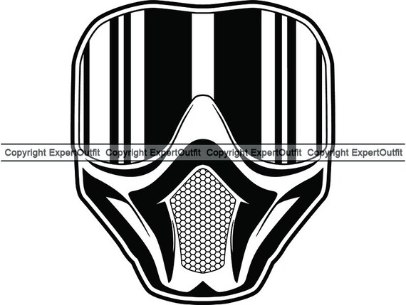 Paintball Mask Drawing