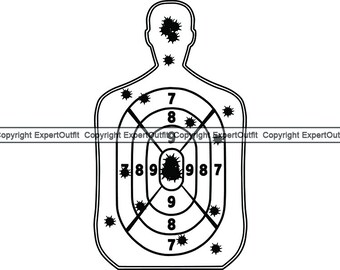 Target Shooting Svg | Etsy