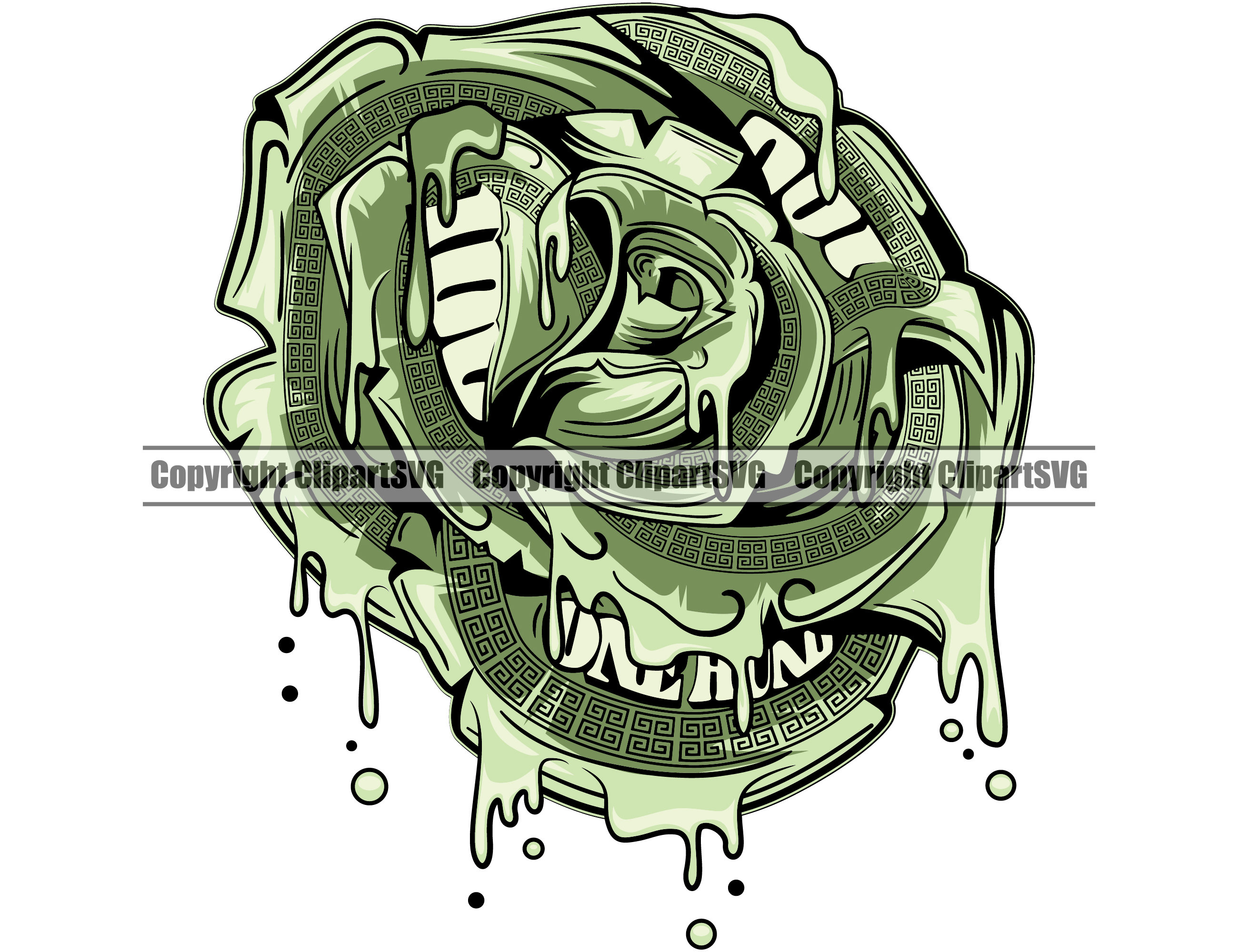 100 Hundred Dollar Bill Rose Drip Dripping Love Paper Money | Etsy