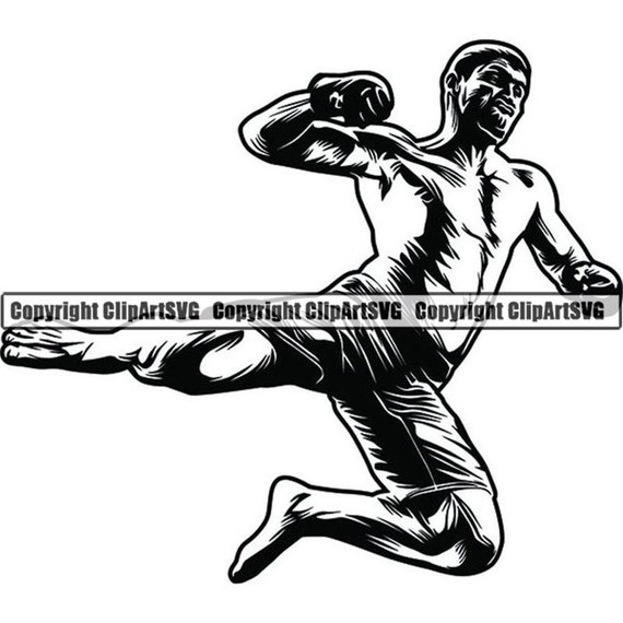 Mma Fighter Silhouette