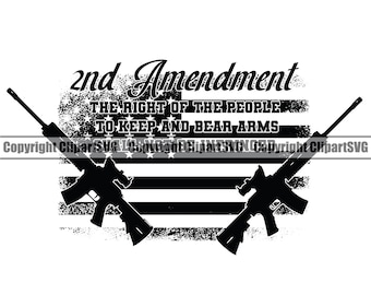 Gun Flag USA United States America Pistol Rifle Bullet Firearm American ...