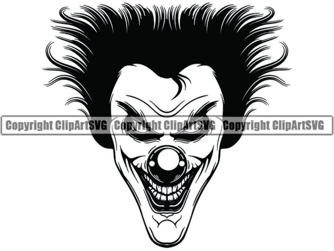 Killer Skull Clown Tattoos