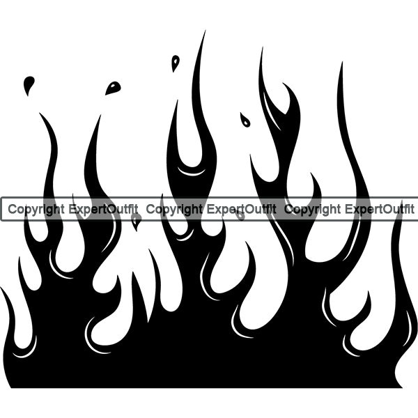 Hot Rod Flames Decals - Etsy