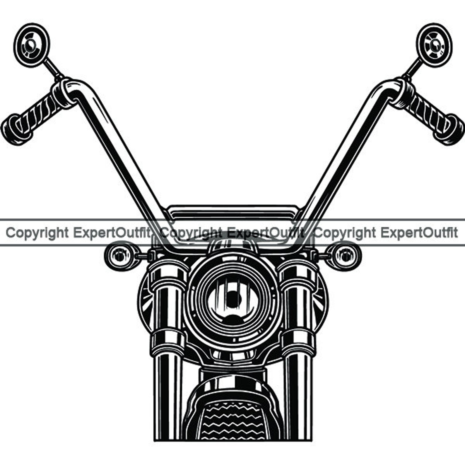 Motorcycle Handlebars Handle Steering Bar Motorcycling Motorbike ...