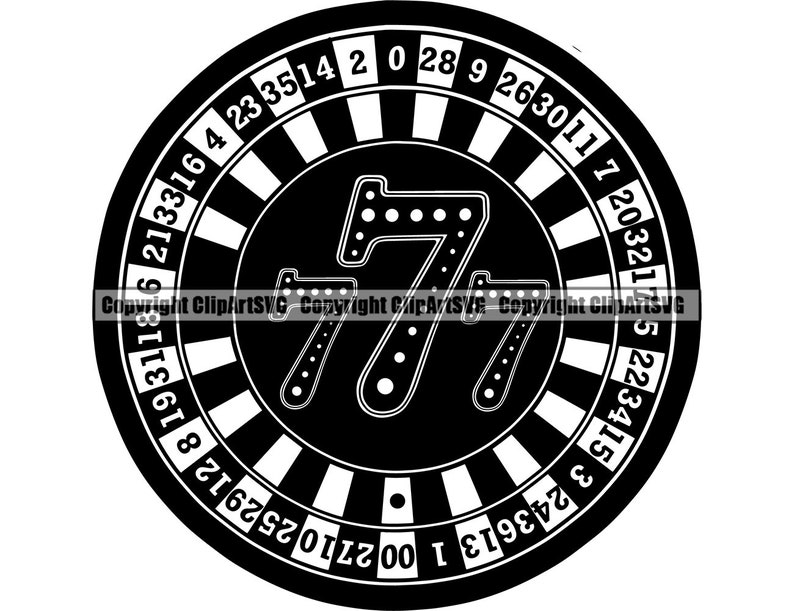 Roulette Wheel Lucky 777 Casino Bet Money Chip Win Risk Play - Etsy