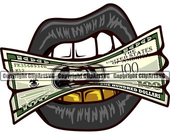 Money Mouth Png | Etsy