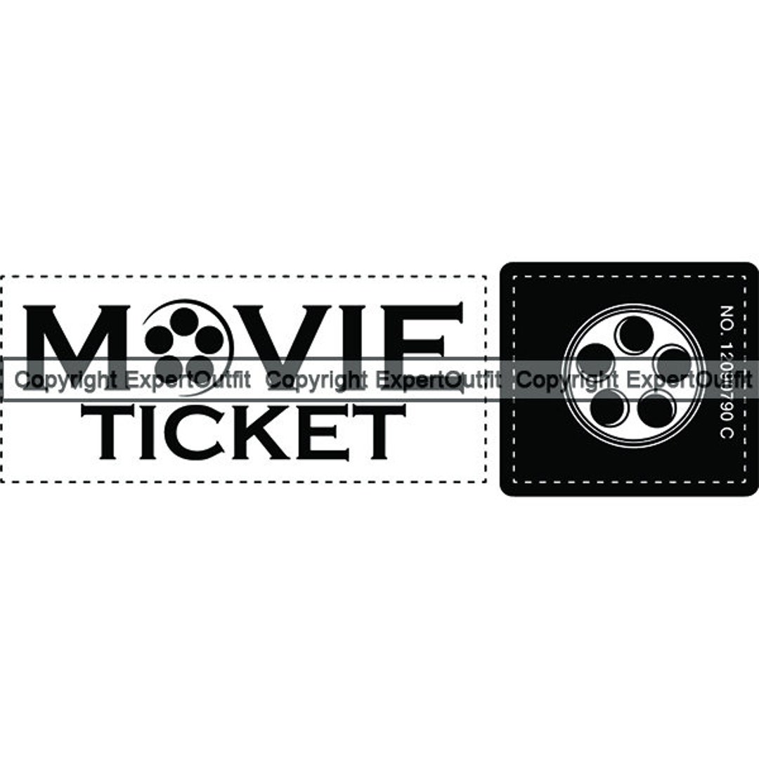 Movie Ticket Cinema Entrance Entertainment Theater Acting Amusement ...