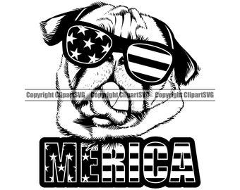Pug Dog Breed Logo - Etsy