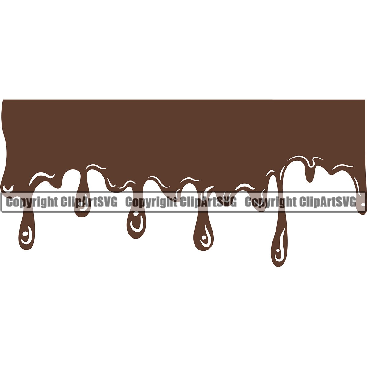 Dripping Chocolate Vector