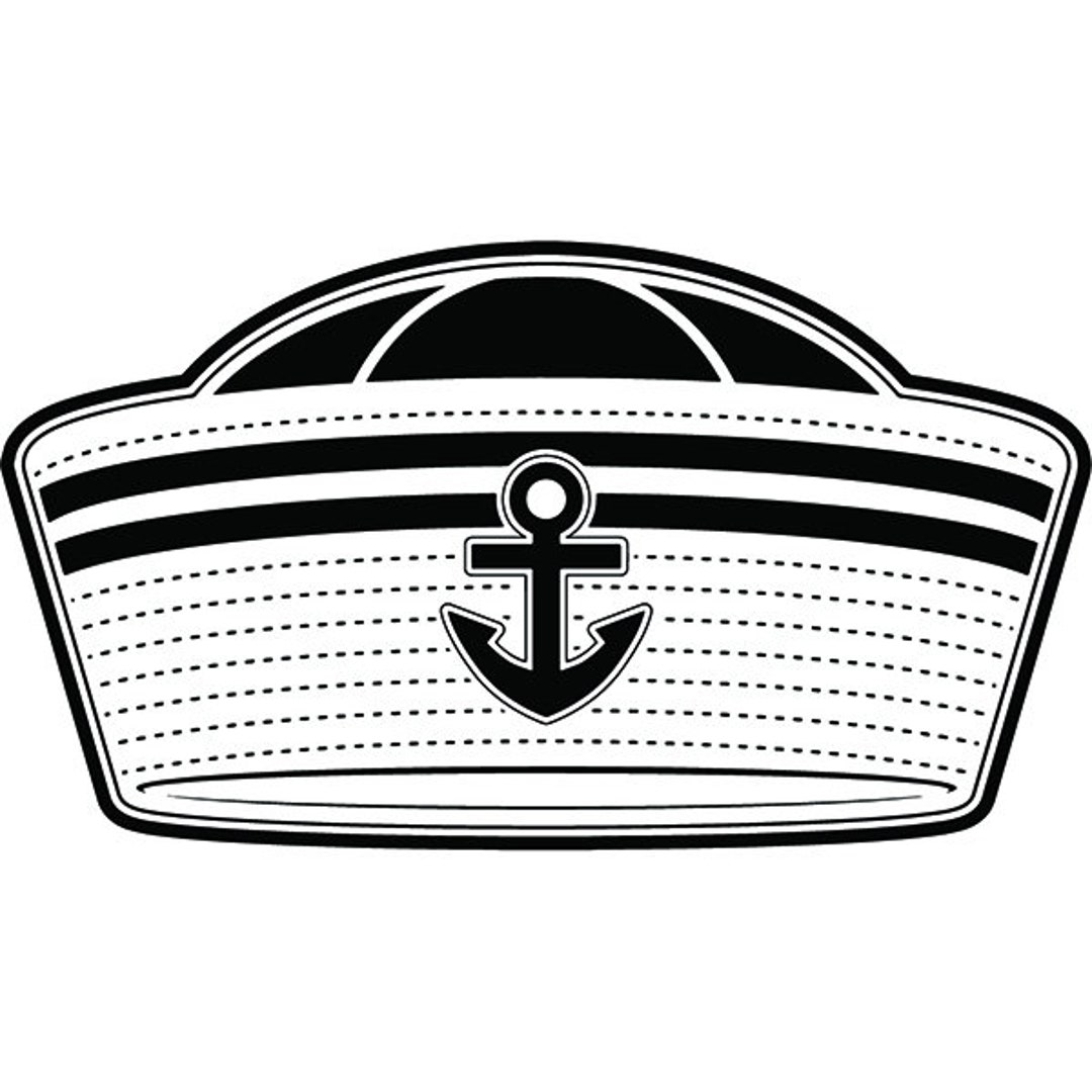 Sailor Hat #2 Naval Sea Ship Boat Cap Uniform Clothes Outfit Nautical ...