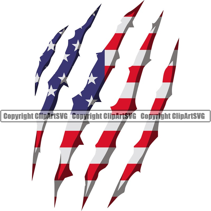 Claw Ripped Svg - Etsy