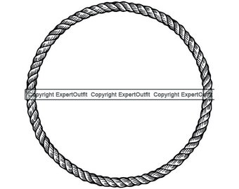 Rope Circle Svg | Etsy