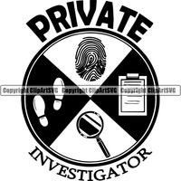 Detective Spy Investigator Private Detective Investigation Png Bundle ...