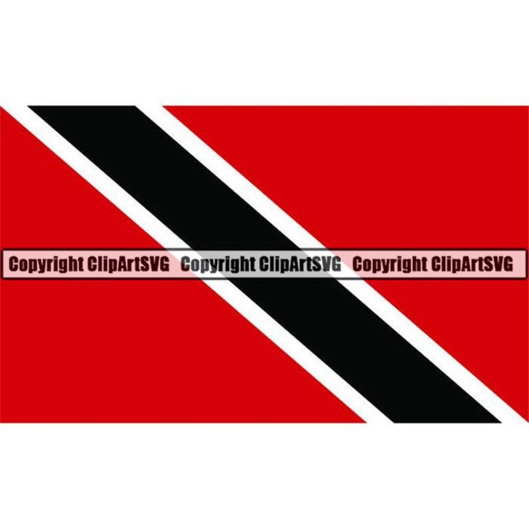 Trinidad and Tobago Caribbean Island Country World National Nation Flag ...