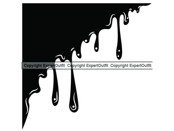 Blood Drip Sign Wall Drop Splatter Liquid Paint Water Spill - Etsy