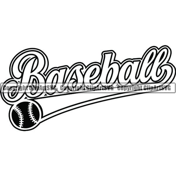 Baseball Word Collage Svg - Etsy