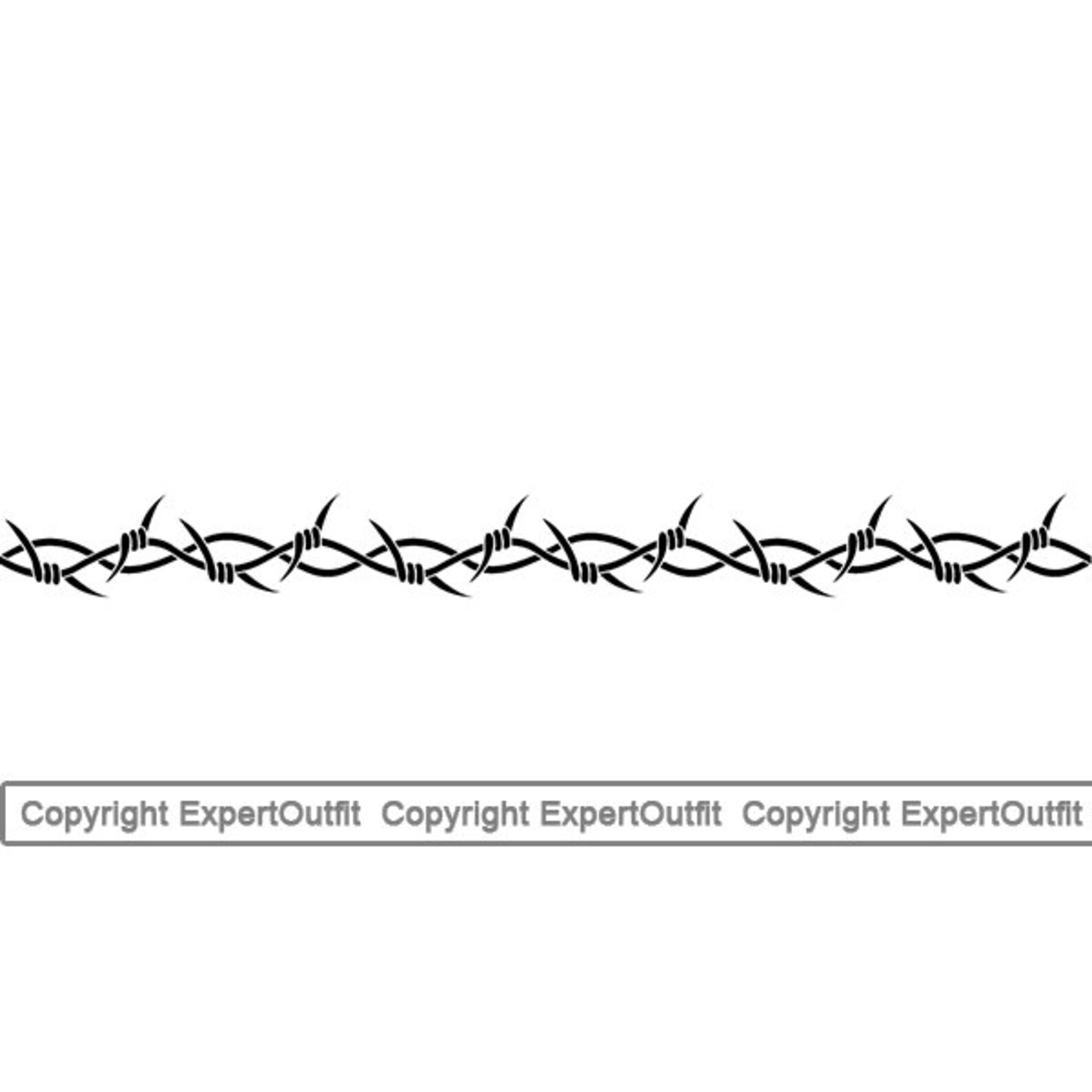Barbed Wire Razor Fence Fencing Barb Bob Love Romance Romantic | Etsy