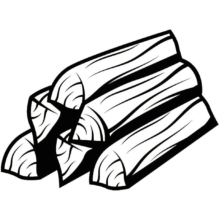 Wood Log Drawing