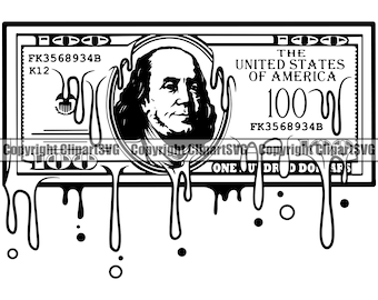 Dripping Dollar Sign Svg - Etsy