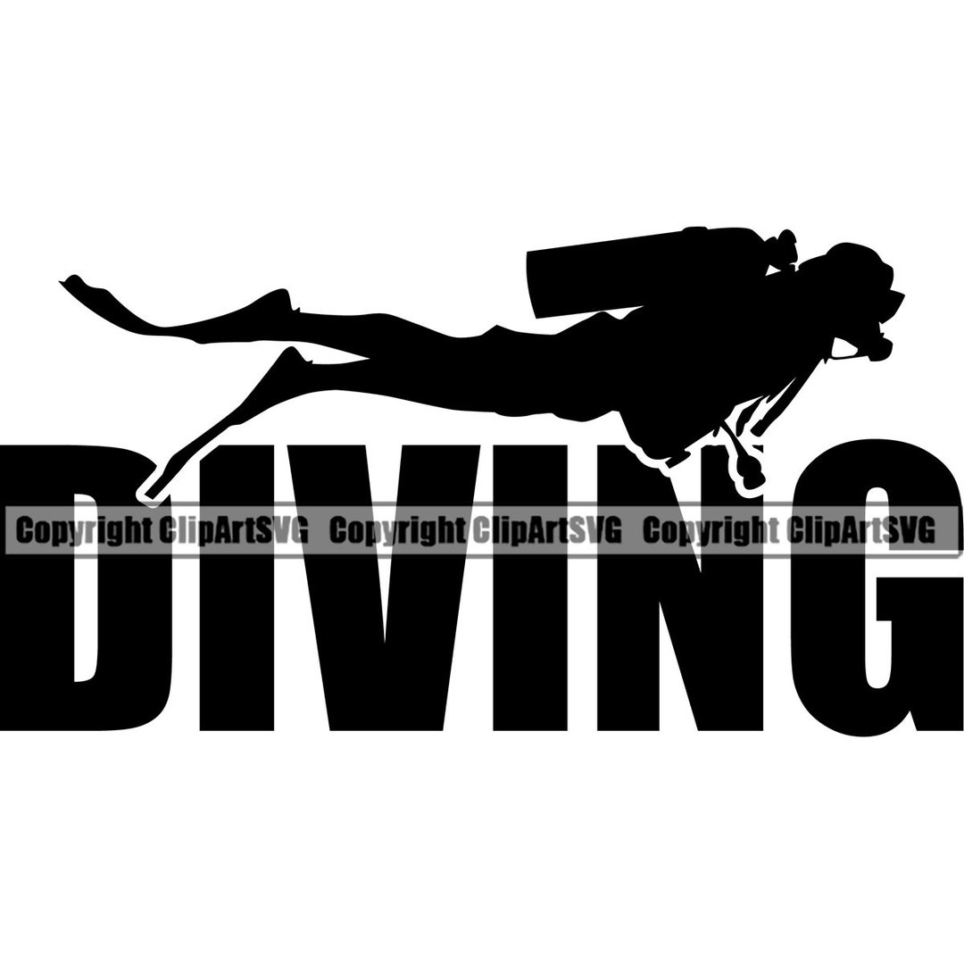 Scuba Diving Logo Dive Diver Tank Sailing Sailor Fishing Nautical ...