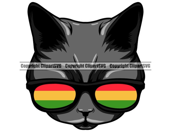 Rasta Cat Drawing