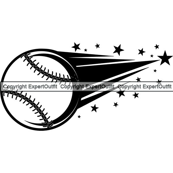 Baseball Ball Motion Fast Speed Lines Player Bat League - Etsy
