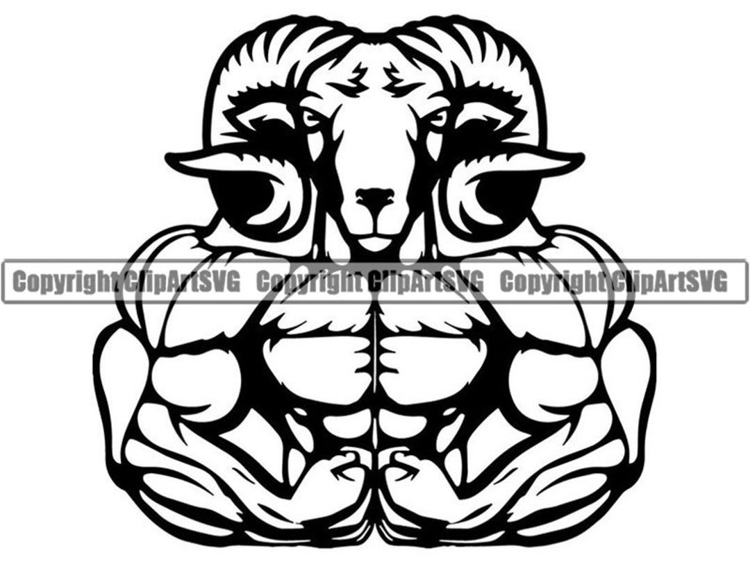 Bodybuilding Ram #4 Bodybuilder Muscle Weightlifting Fitness Workout ...