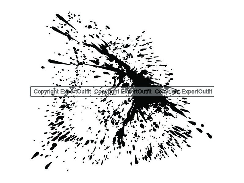 Blood Splatter Splat Liquid Drop Paint Water Beverage Stain | Etsy