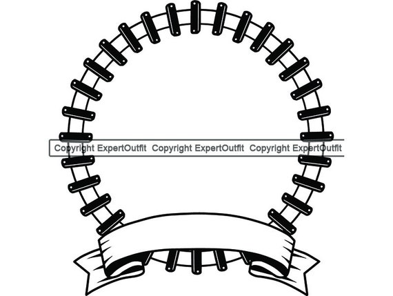 Train Track Border Clip Art