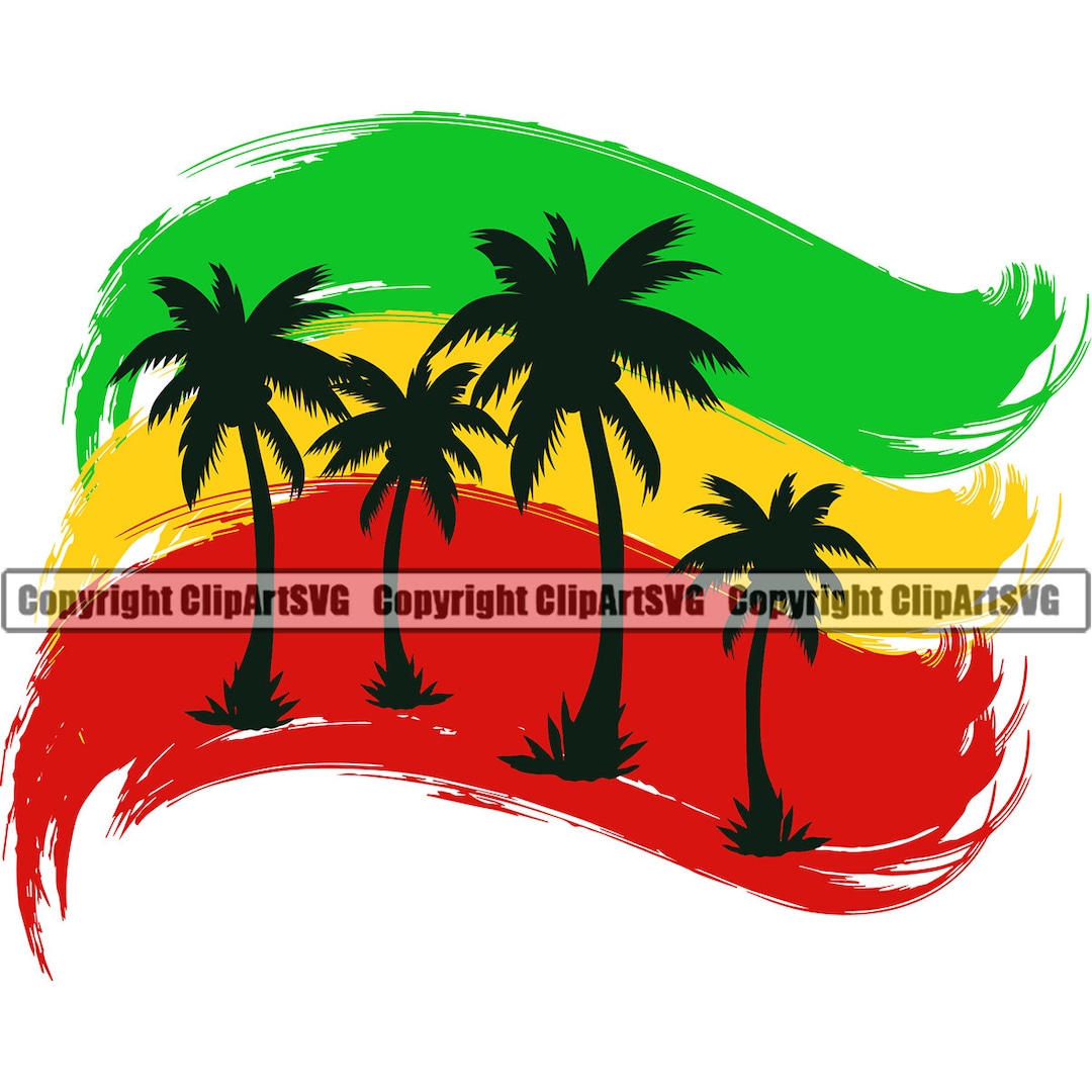 Reggae Rasta Jamaica Jamaican Caribbean Music Country Palm Tree World ...